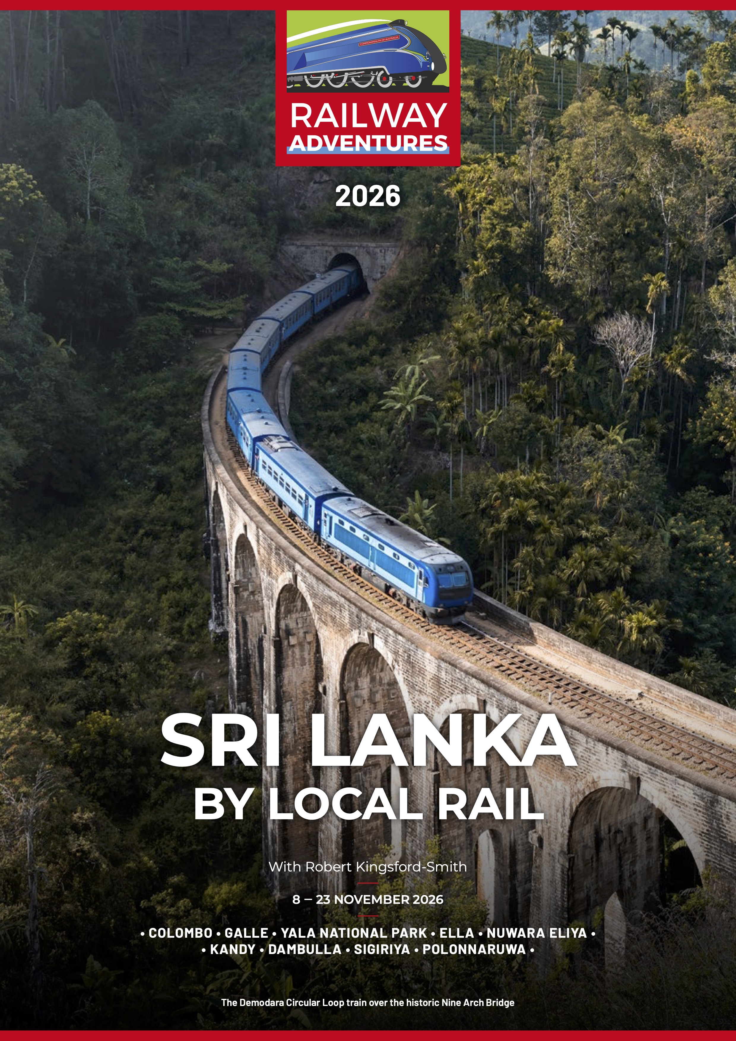 Sri Lanka by Local Rail Tour Package - Railway Adventures
